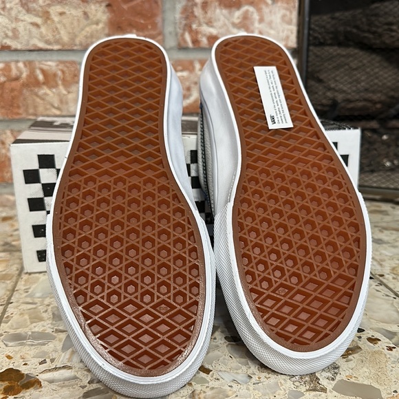 Vans | Shoes | Vans Skate Old Skool Sport Leather True Black White Pop ...